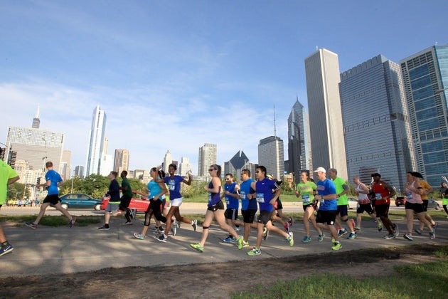 Whoa! An Aerial View Of Running Through Chicago! - Women's Running