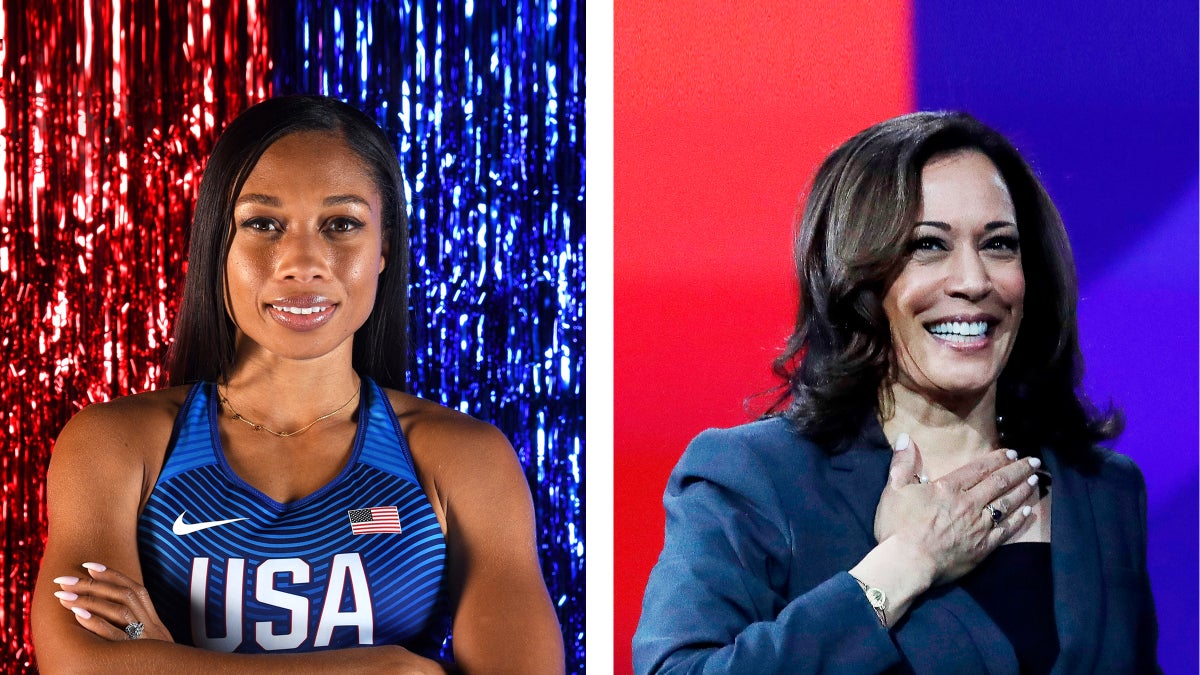 Allyson Felix and Kamala Harris Go Live on Instagram