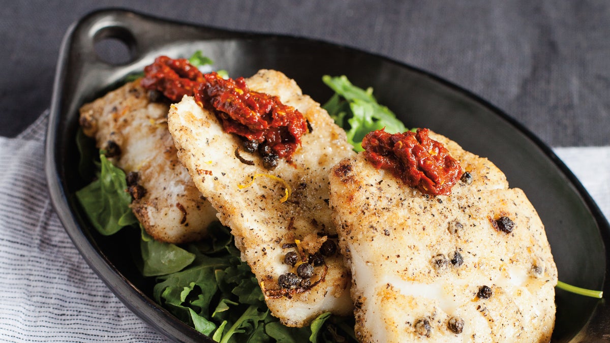 Healthy Cod Recipe: Pan-Seared Cod Recipe with Sambal