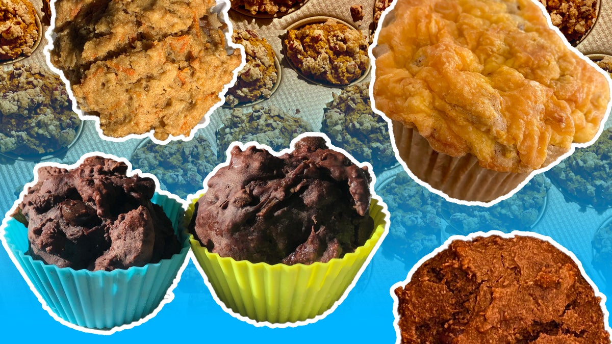 Run Fast Eat Slow Superhero Muffins Clipart