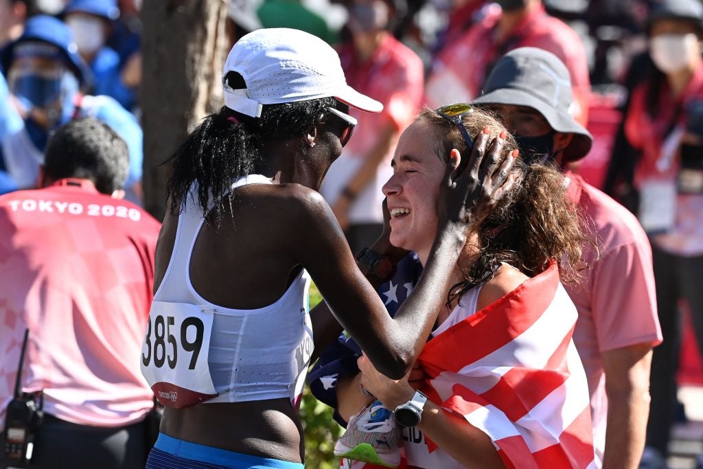Olympians Seidel and Kipyego Take on New York - Women's Running